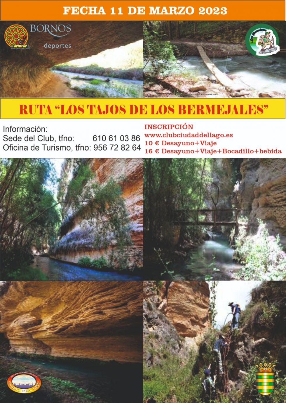 RUTA Circular TAJOS BERMEJALES-GRANADA | CLUBCIUDADDELLAGO